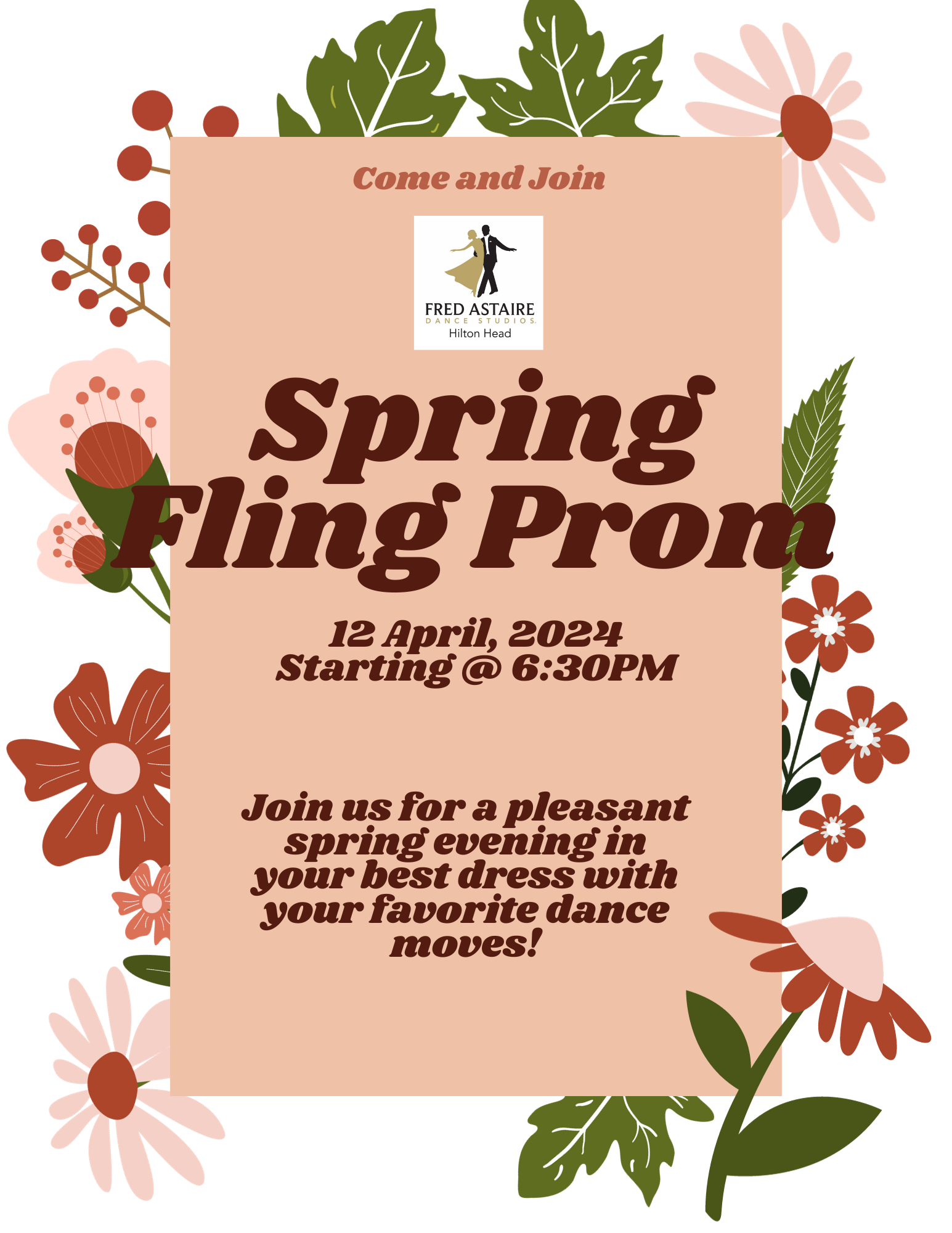 Our Dance Calendar - Hilton Head