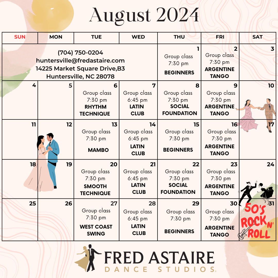 Our Dance Calendar - Huntersville