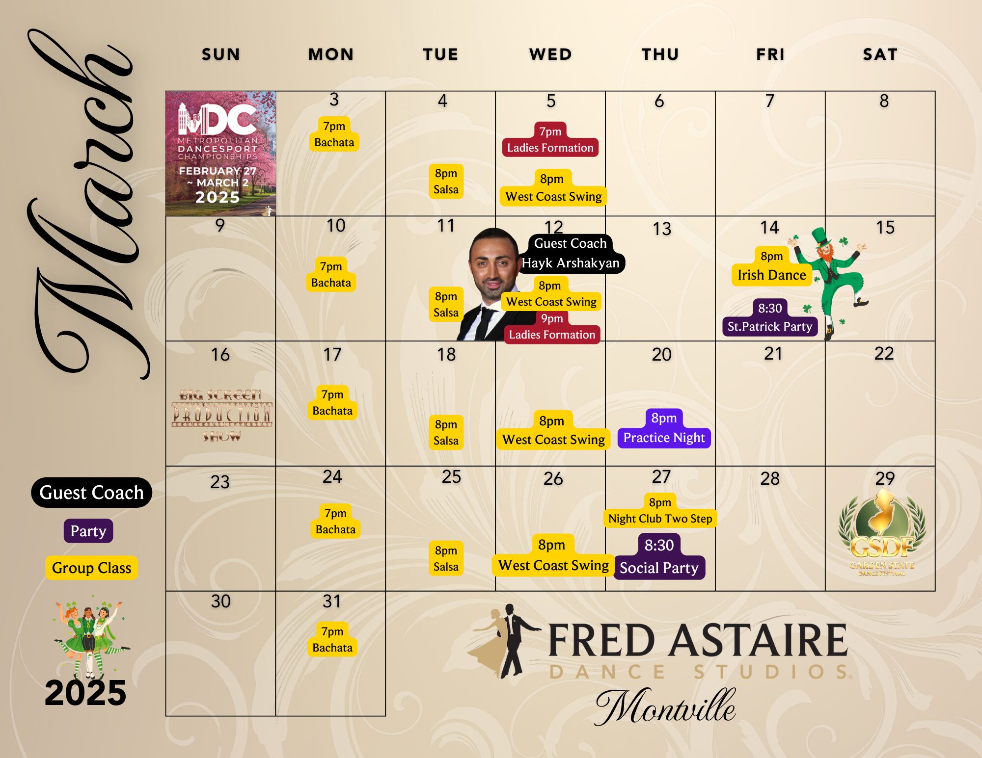 Our Dance Calendar - Montville