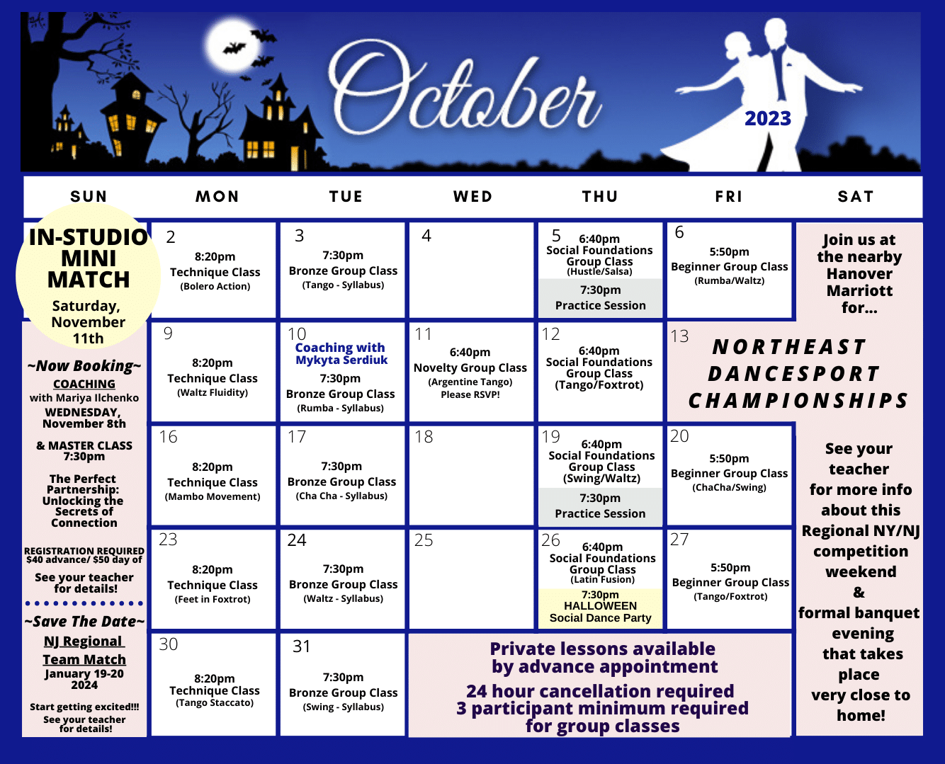 Our Dance Calendar - Morristown