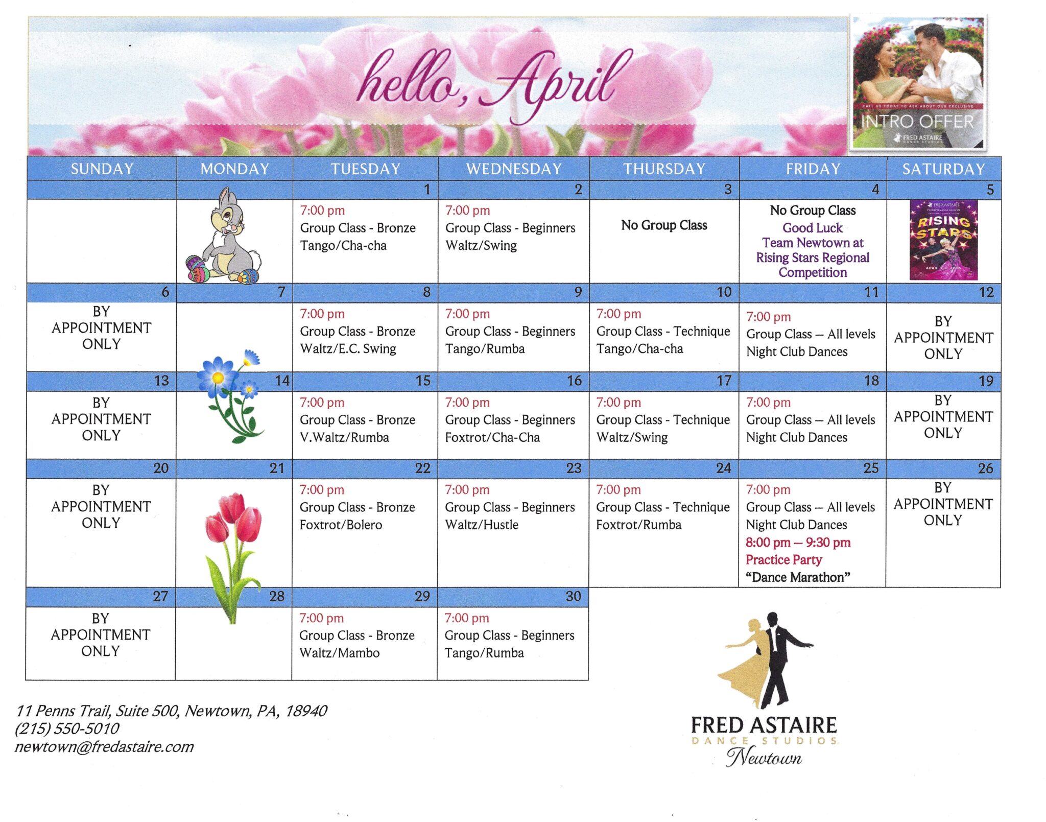 Our Dance Calendar - Newtown