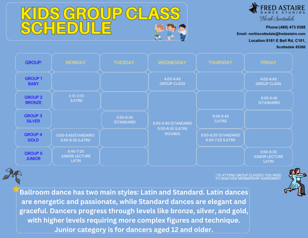 Junior Schedule & Info - North Scottsdale