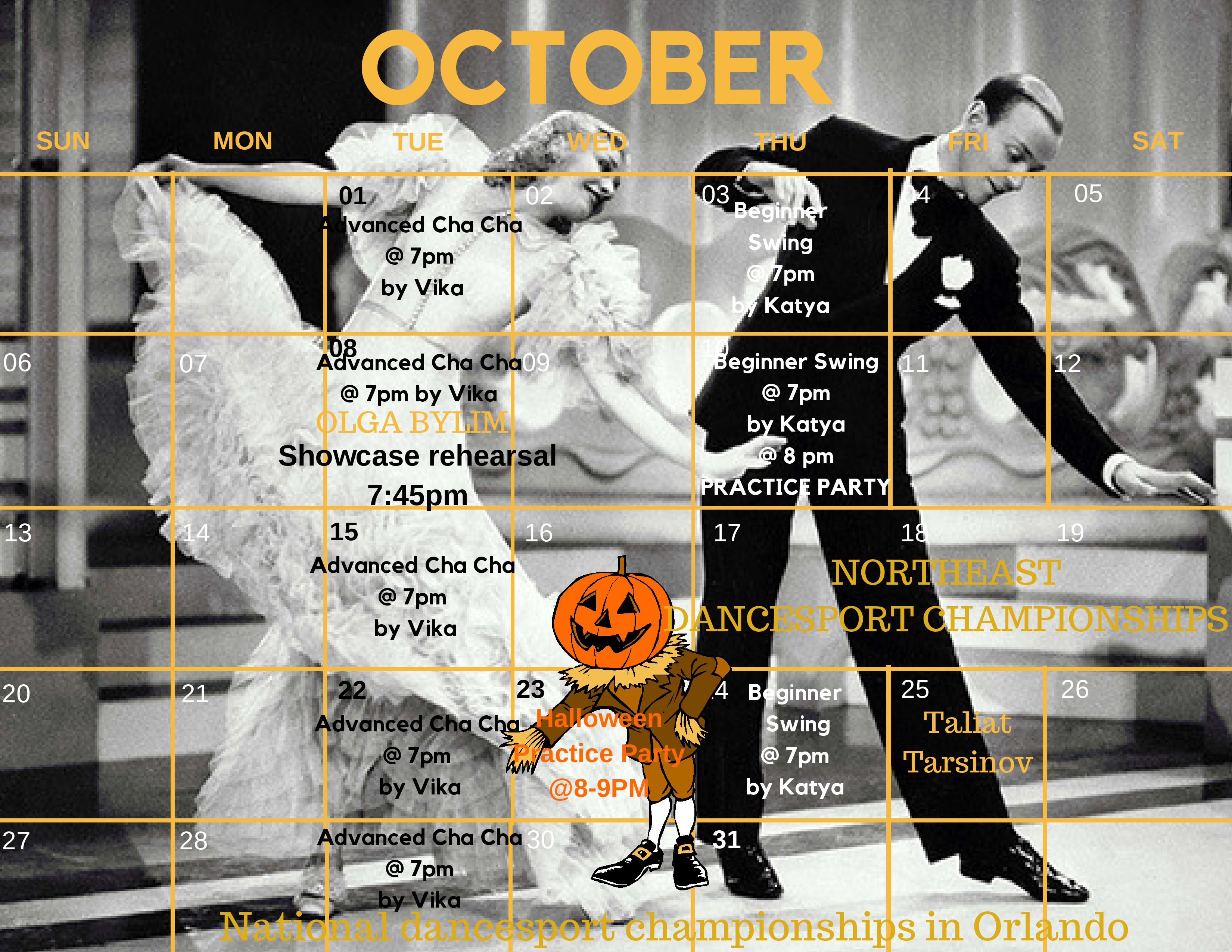 Event Calendar | Fred Astaire Dance Studios of New York Downtown